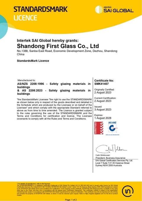 China BIPV Glass (Solar Powered Glass) Manufacturer - First Glass